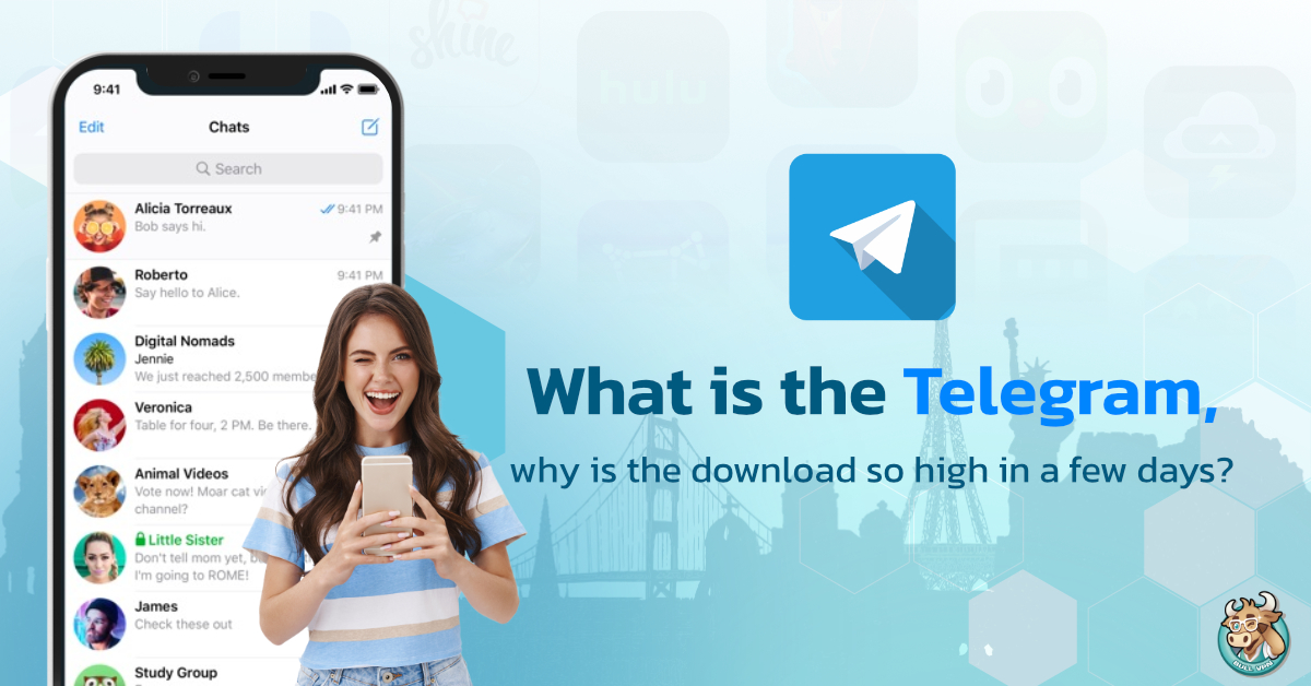 What is the telegram, why is the download so high in a few days ...