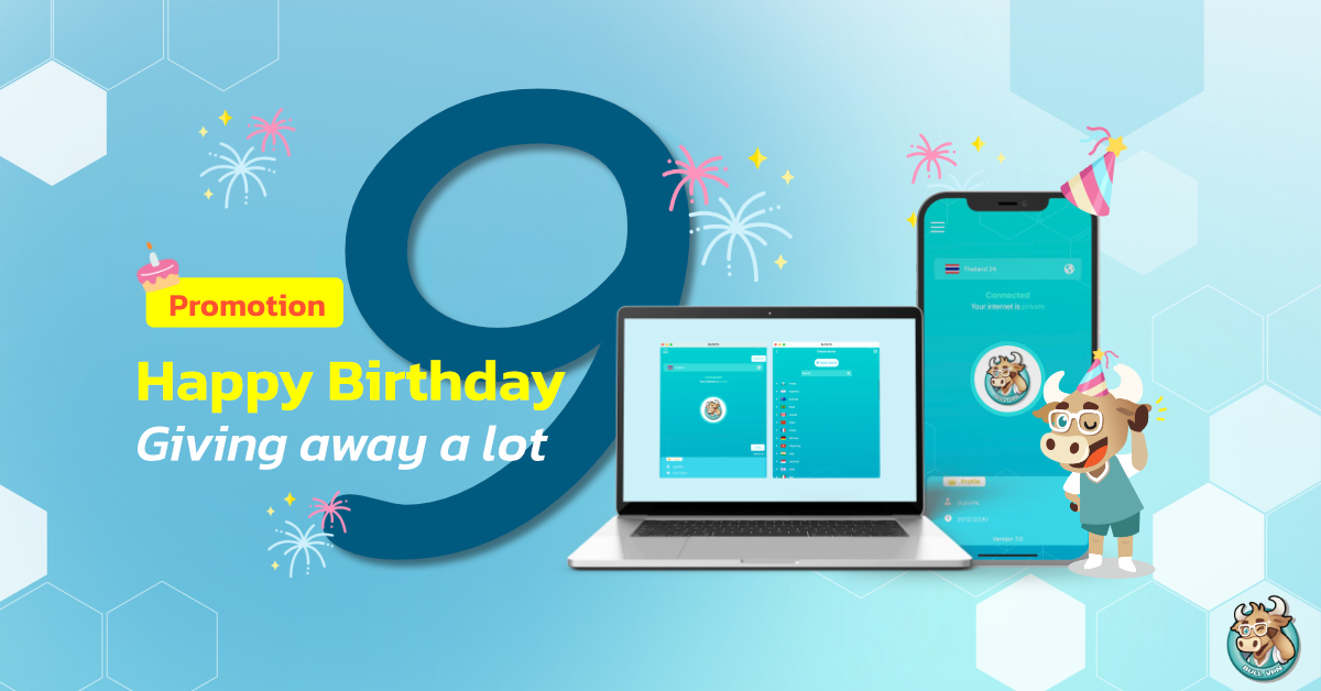BullVPN 9th Birthday Celebration! complete giveaway | BullVPN Blog