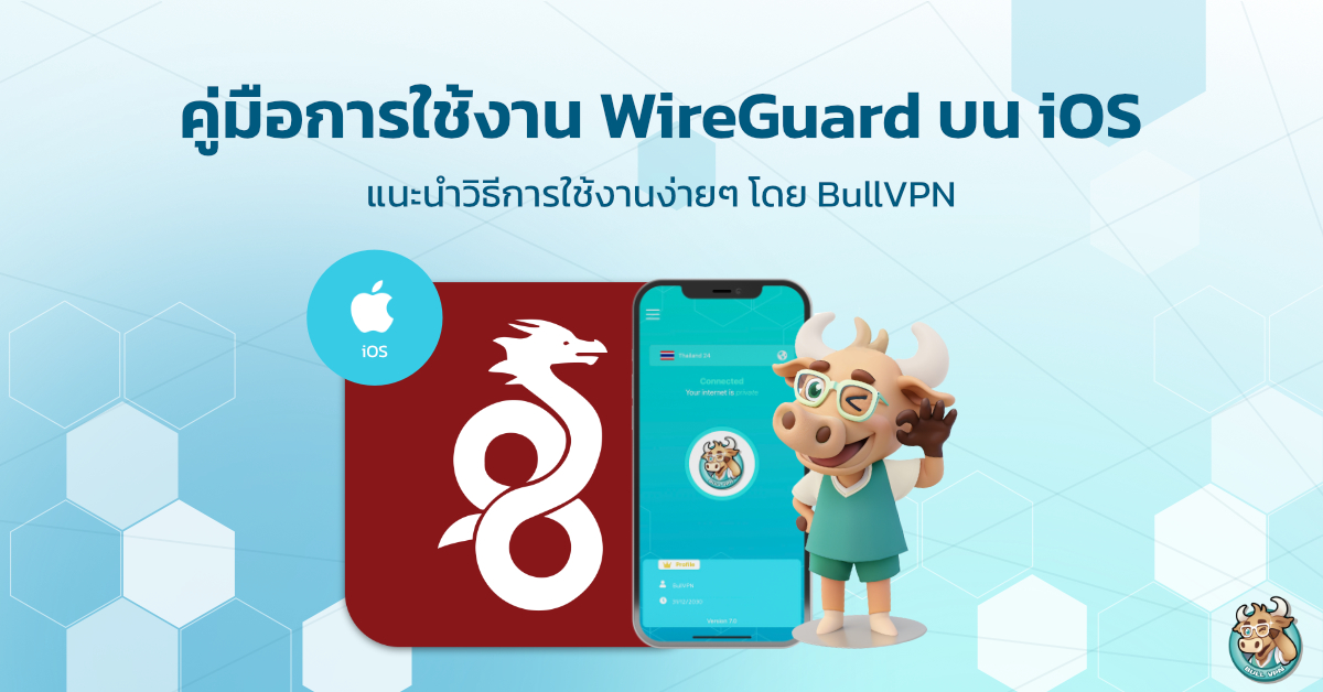 คู่มือการใช้งาน WireGuard บน iOS ของ BullVPN | BullVPN Blog
