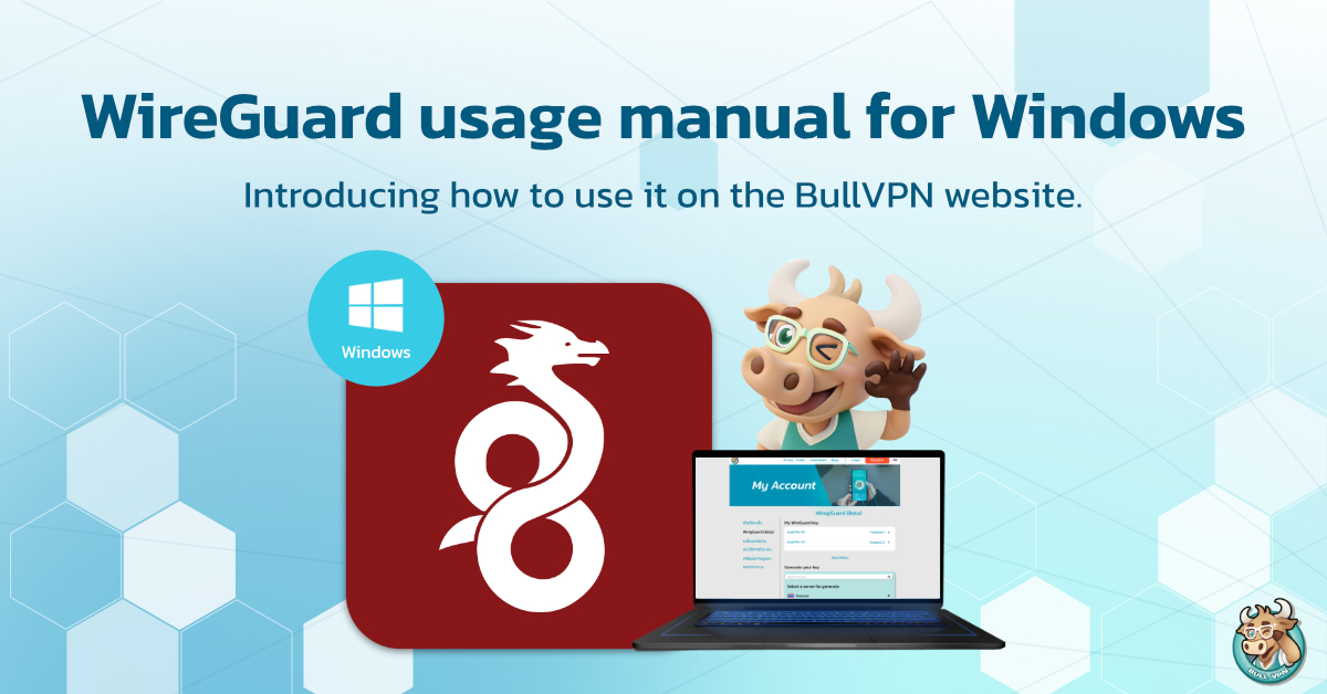 WireGuard usage manual for Windows by BullVPN | BullVPN Blog