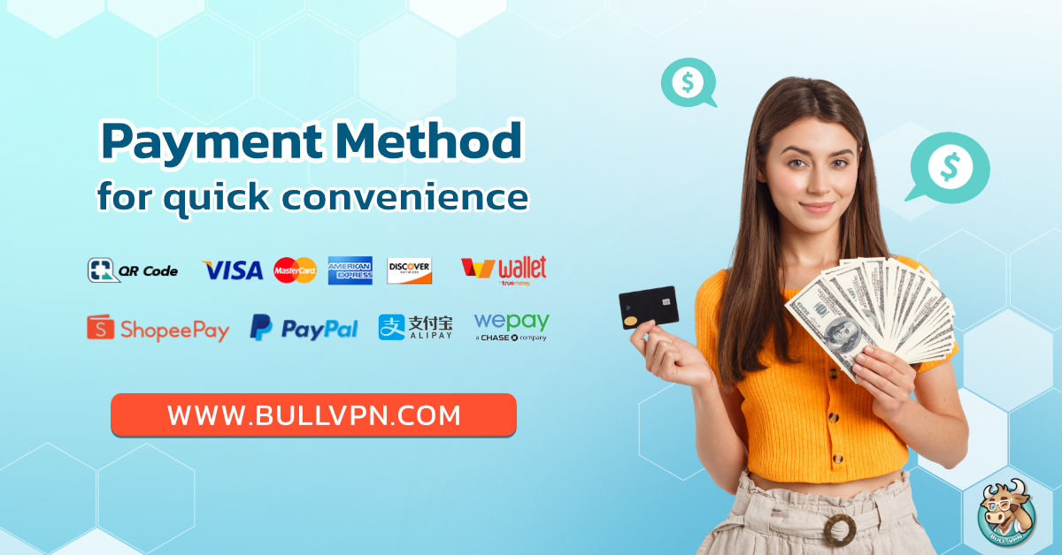 Buy VPN via Credit Card, PayPal, QR Code | BullVPN VPN Internet Freedom ...